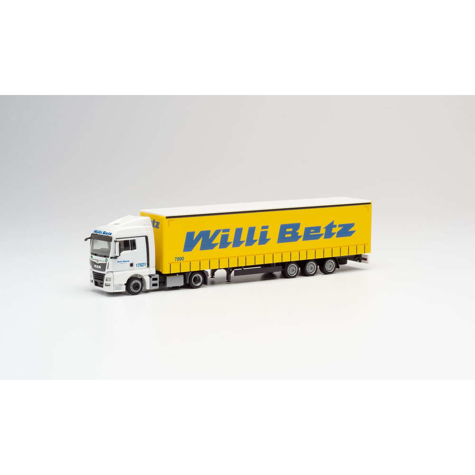 Herpa 311878 MAN TGX XLX 6c Lowliner-Sattelzug, Willi Betz Maßstab 1: