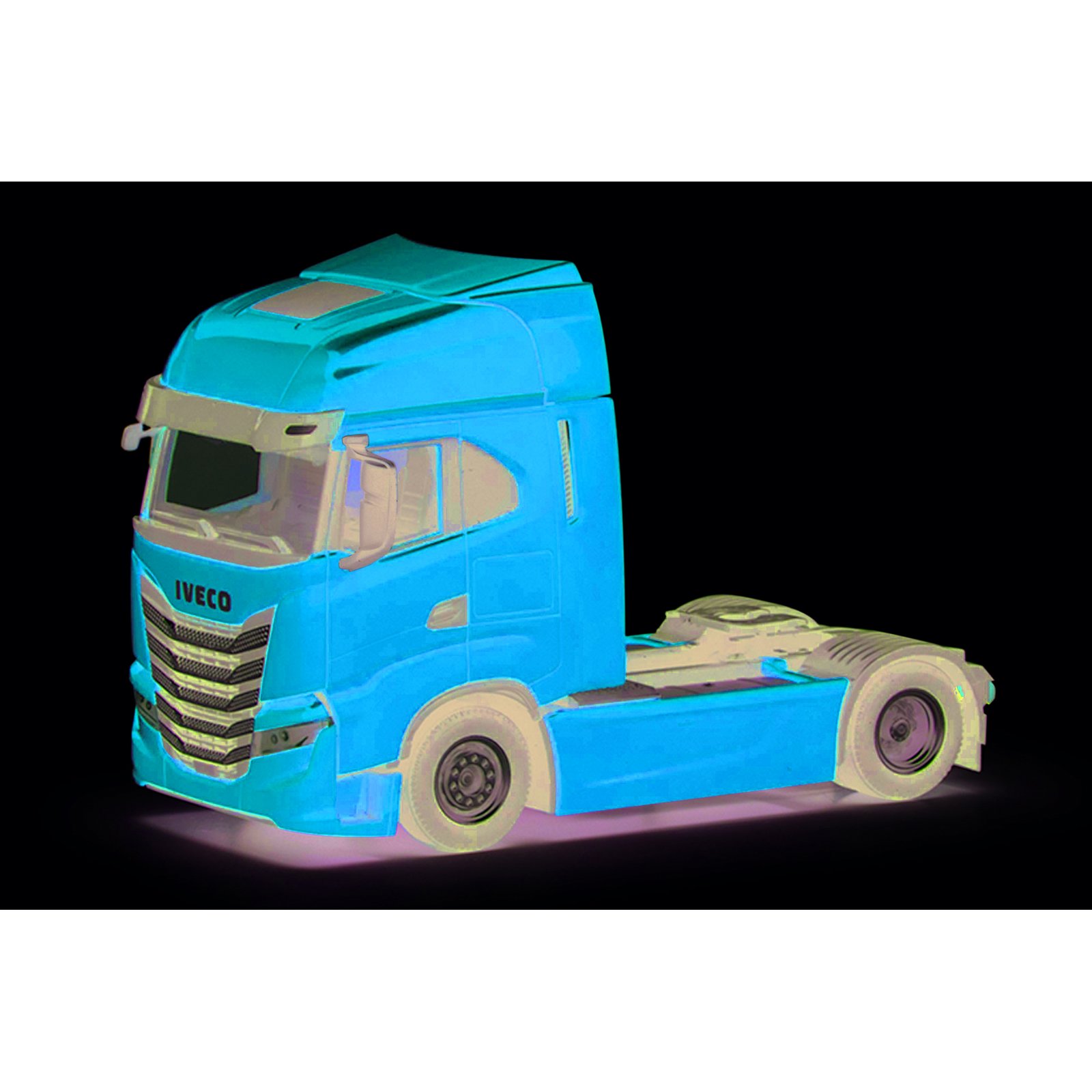 Herpa 313445-003 Iveco S-Way Zugmaschine 2a, tieforange Maßstab 1:87